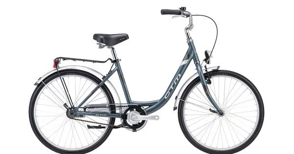 CTM Sandra City 28" Matt Gray-Blue | Dviraciupasaulis.LT